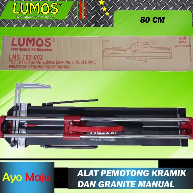 Jual Tile Cutter 80 Cm Lumos With Laser Alat Potong Keramik Granite ...
