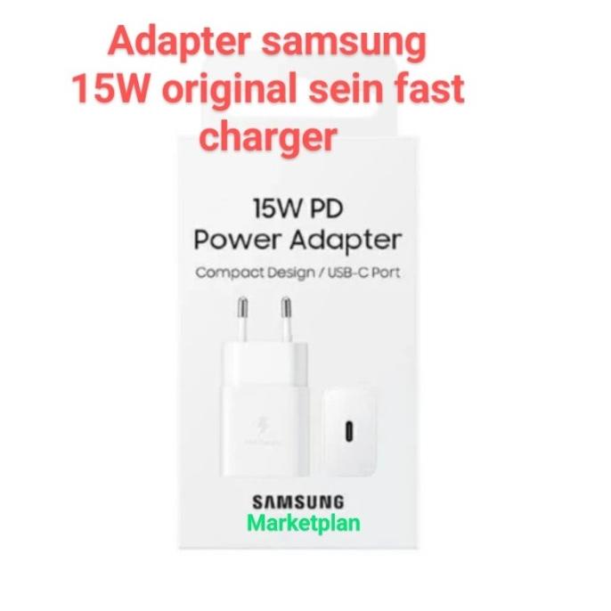 Jual SAMSUNG ADAPTER 15W RESMI BUAT GALAXY A14 5G FAST CHARGER | Shopee ...