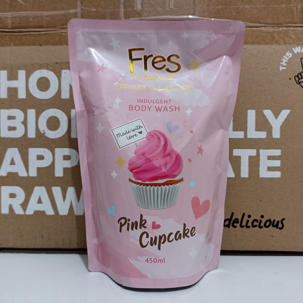 Jual Fres & Natural Dessert Collection Body Wash Sabun Mandi Cair Pink ...