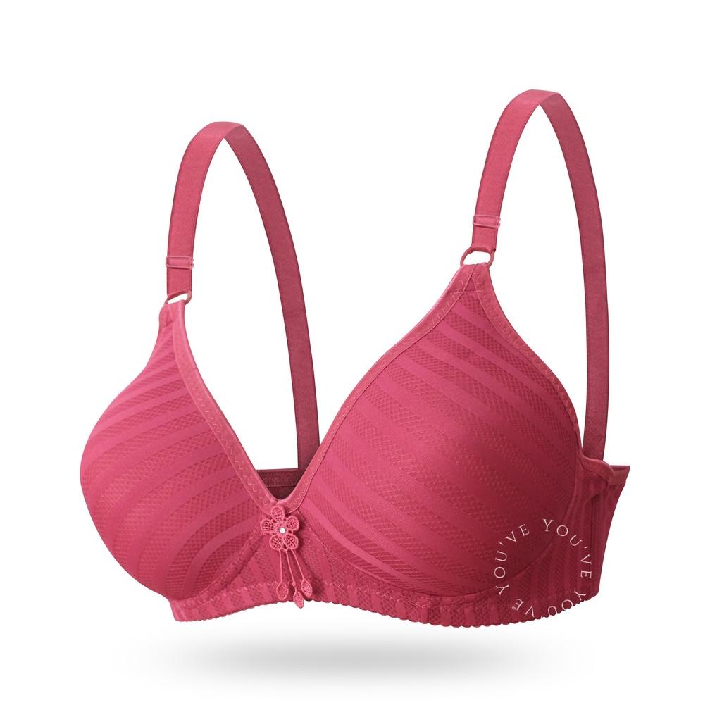 Jual You've ( YouHave ) BH Bra Wanita BH Tanpa Kawat Busa Tipis Motif ...