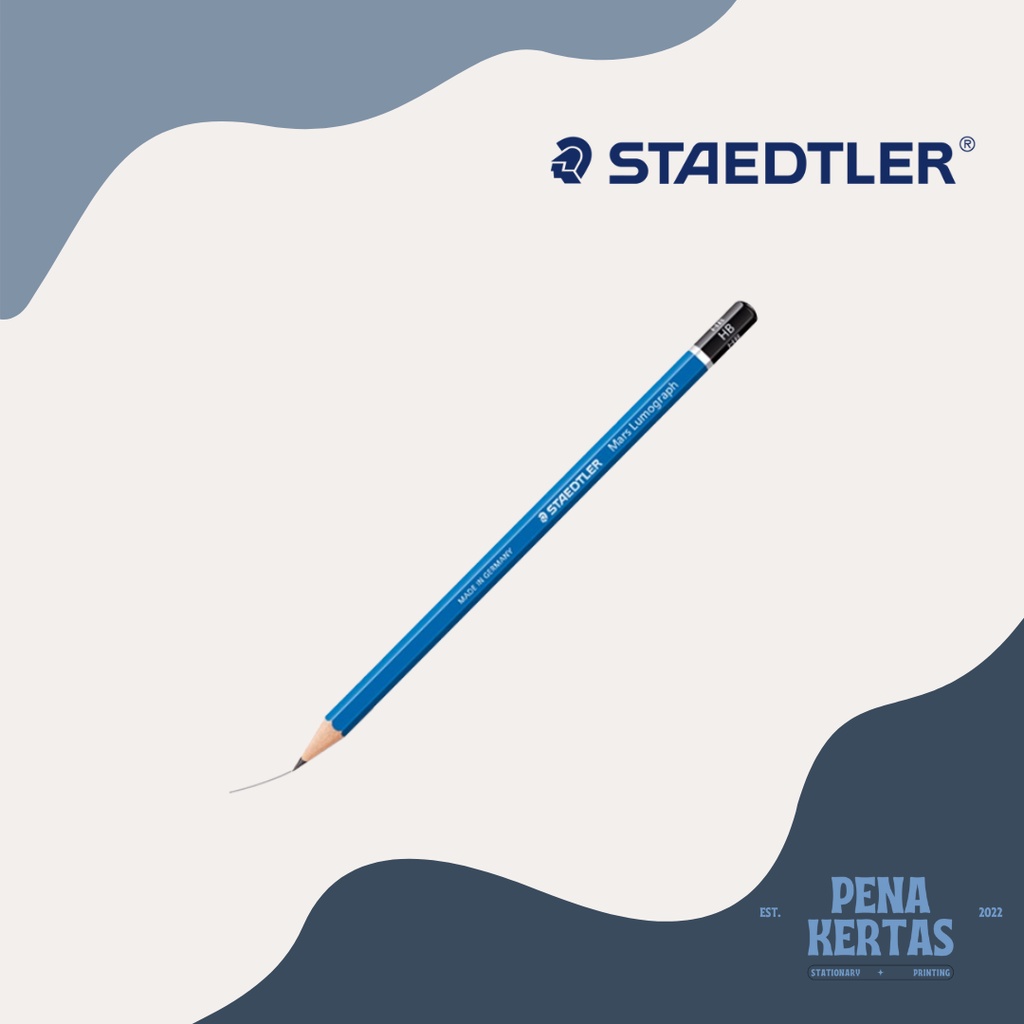 Jual Staedtler Mars Lumograph Graphite Pencil Tersedia 2b 4b 5b 8b B