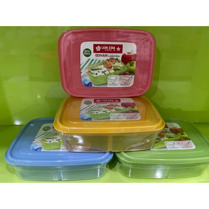 Jual Kotak Makan Lion Star Sekat 3 / Kotak Bekal Bento Anak / Kotak ...