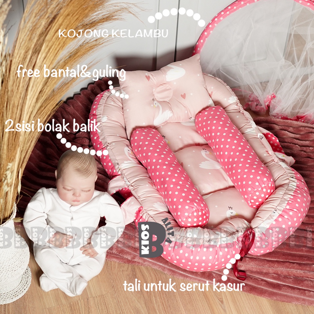 Jual PAKET KASUR BAYI BABY NEST PREMIUM DENGAN KELAMBU + FREE BANTAL ...