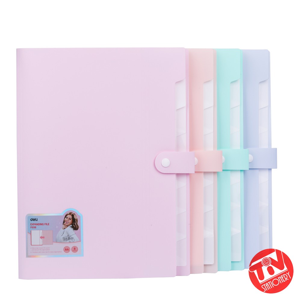 Jual [DELI X AGNEZ MO] Deli Expanding File / Tas Dokumen / Map Harmonika A4 8 Slot CF698 ...