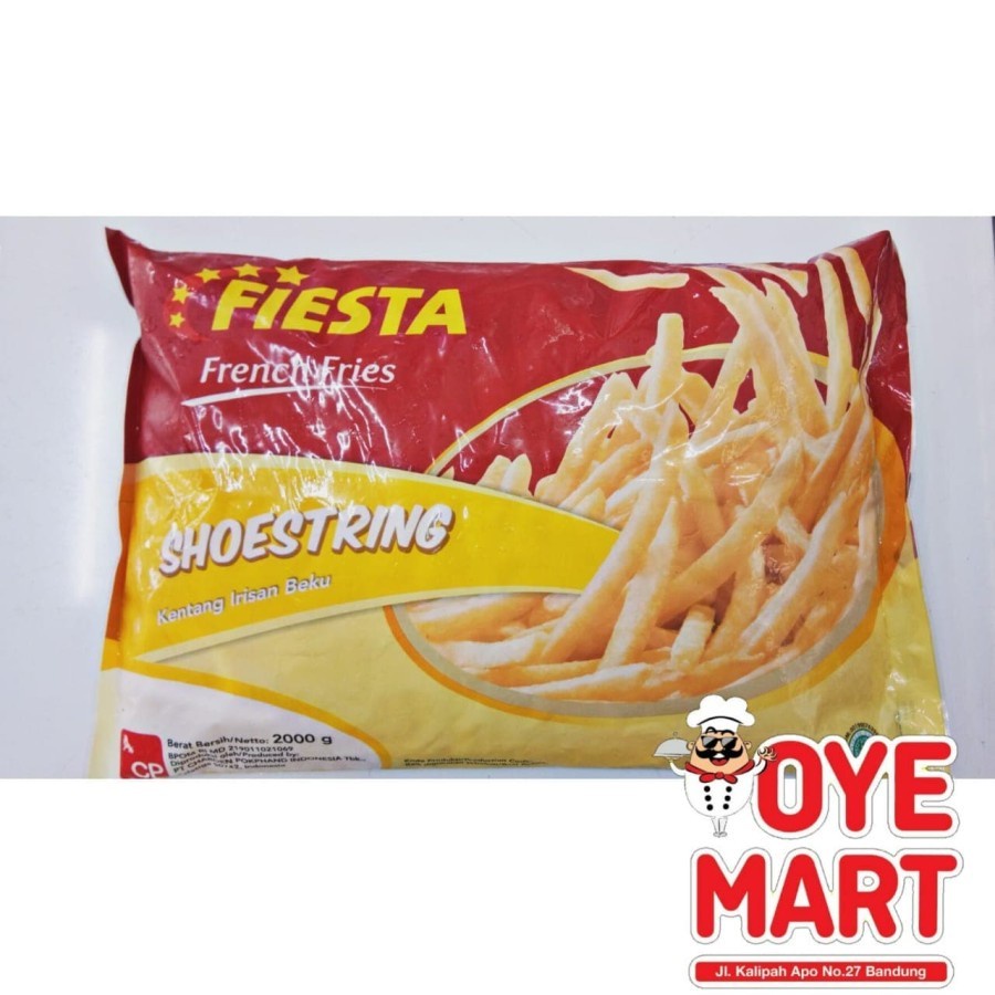 Jual FIESTA FRENCH FRIES SHOESTRING 2KG | Shopee Indonesia