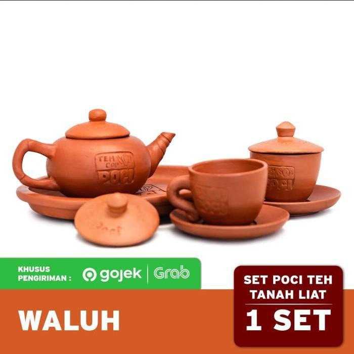 Jual Set Poci Teh Tanah Liat Tipe Waluh | Shopee Indonesia