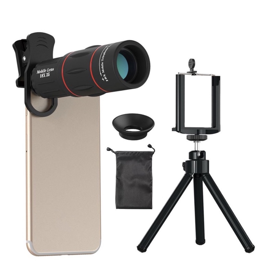 Jual EZPZ APEXEL Lensa Zoom HP Lens Kamera Tele Zoom HP 18X ZOOM LENSA ...