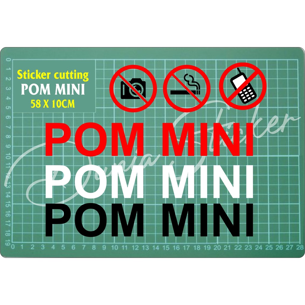 Jual STICKER CUTING PLANG PERTAMINA/ POM MINI / STICKER PETAMINA BISA ...
