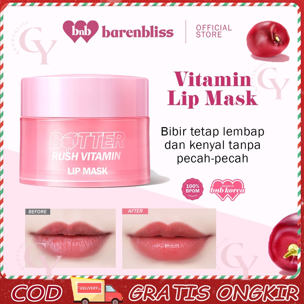 Jual BNB barenbliss Butter Rush Vitamin Lip mask Moisturizing Lip Balm ...