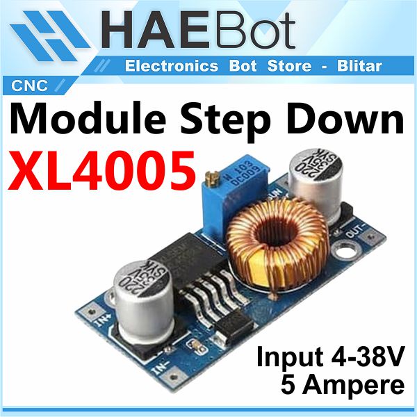 Jual [HAEBOT] Step Down Module XL4005 5A Adjustable DC Buck Converter ...