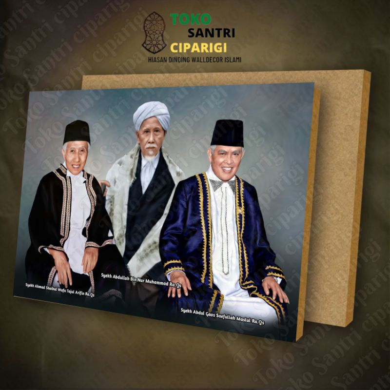 Jual Poster Foto Abah Anom Abah Sepuh Abah Aos Foto habib foto ulama ...
