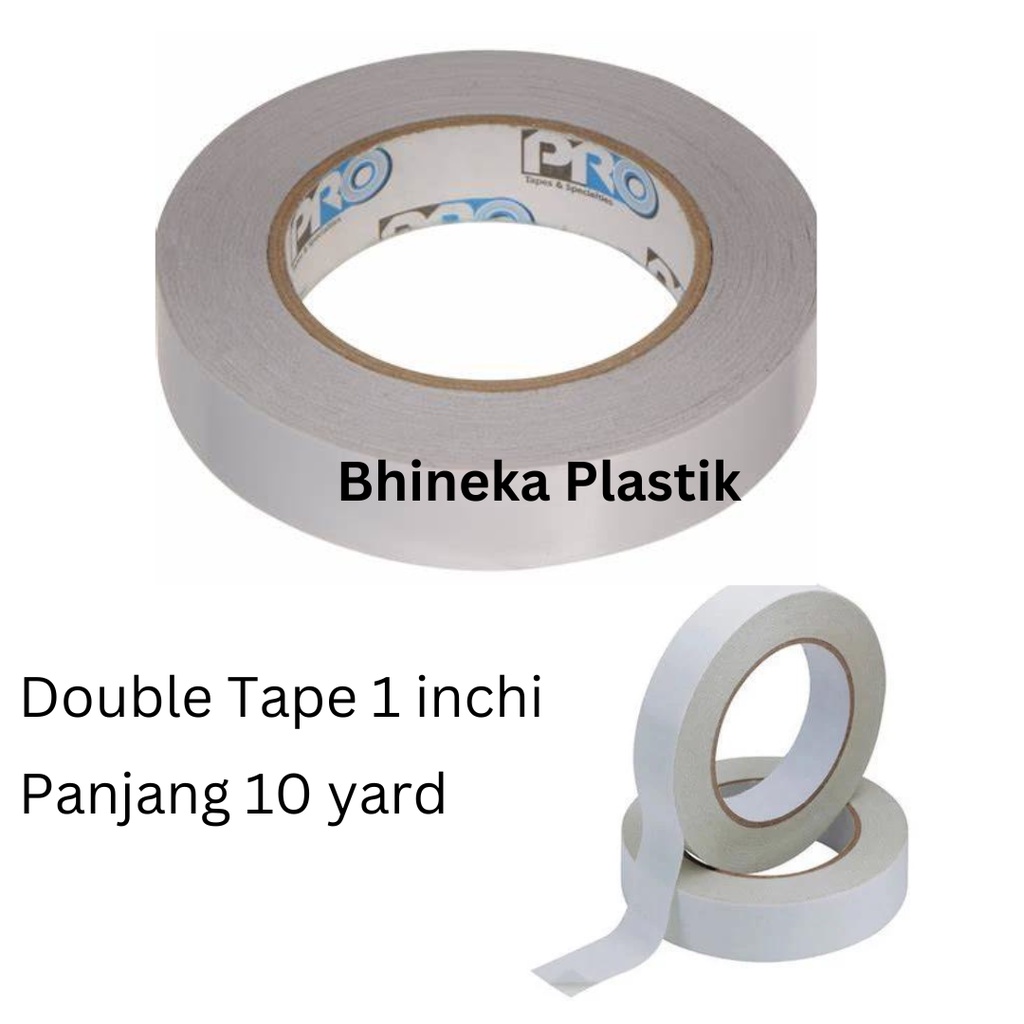 Jual Double Tape 1 inchi/ Doubletip/ Dobel Tape, Isolasi/ Lakban ...