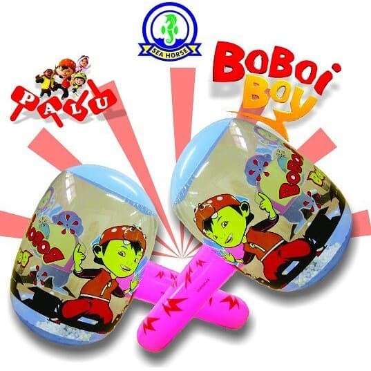 Jual Mainan Anak Balon Tiup Palu Boboiboy SNI PVC Best Seller | Shopee ...