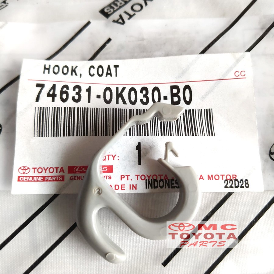 Jual Cantolan Gantungan Baju Hook Coat Innova Fortuner Hilux 74631 ...