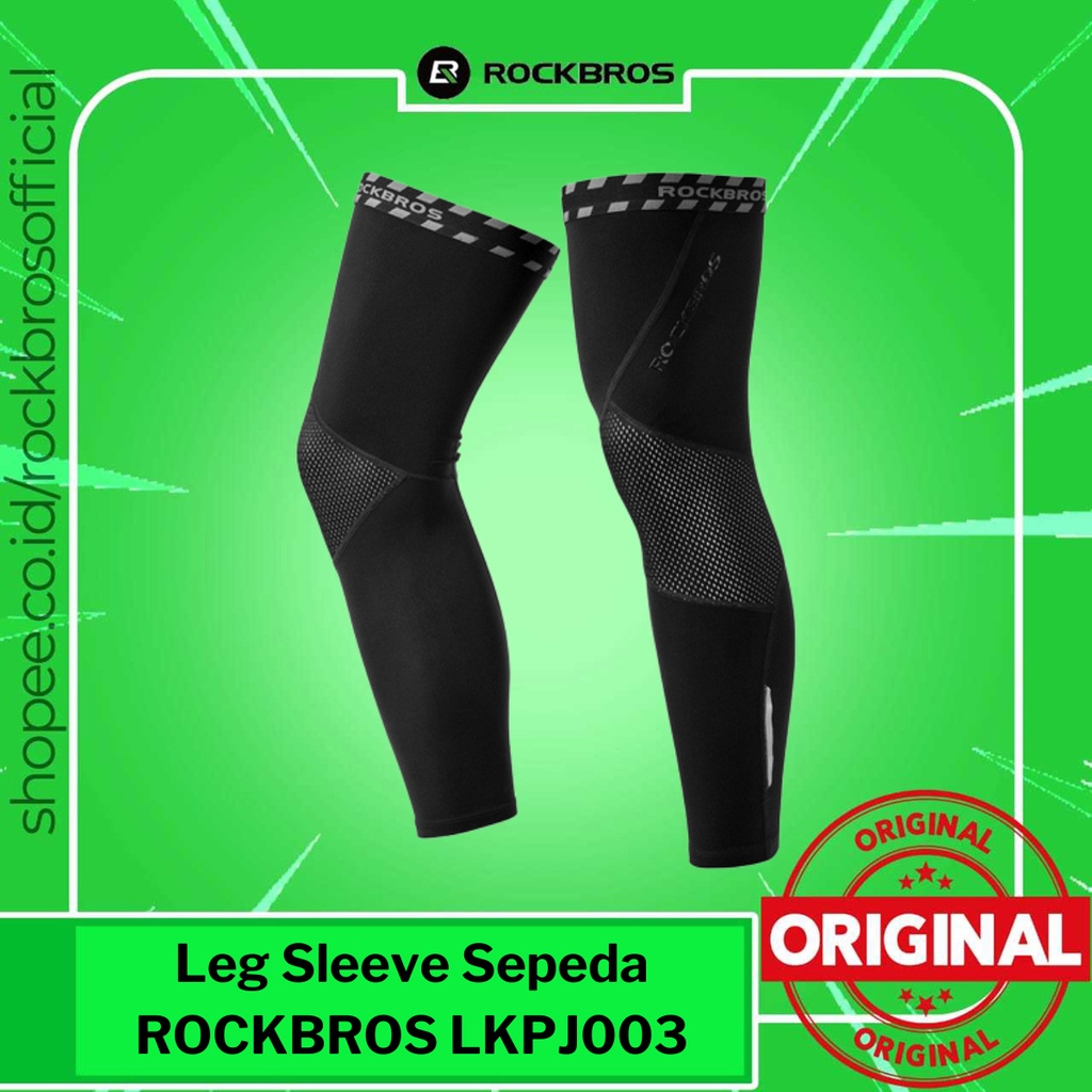 Jual Manset Kaki Sepeda Rockbros LKPJ003 Bicycle Leg Sleeve Leging Lari ...