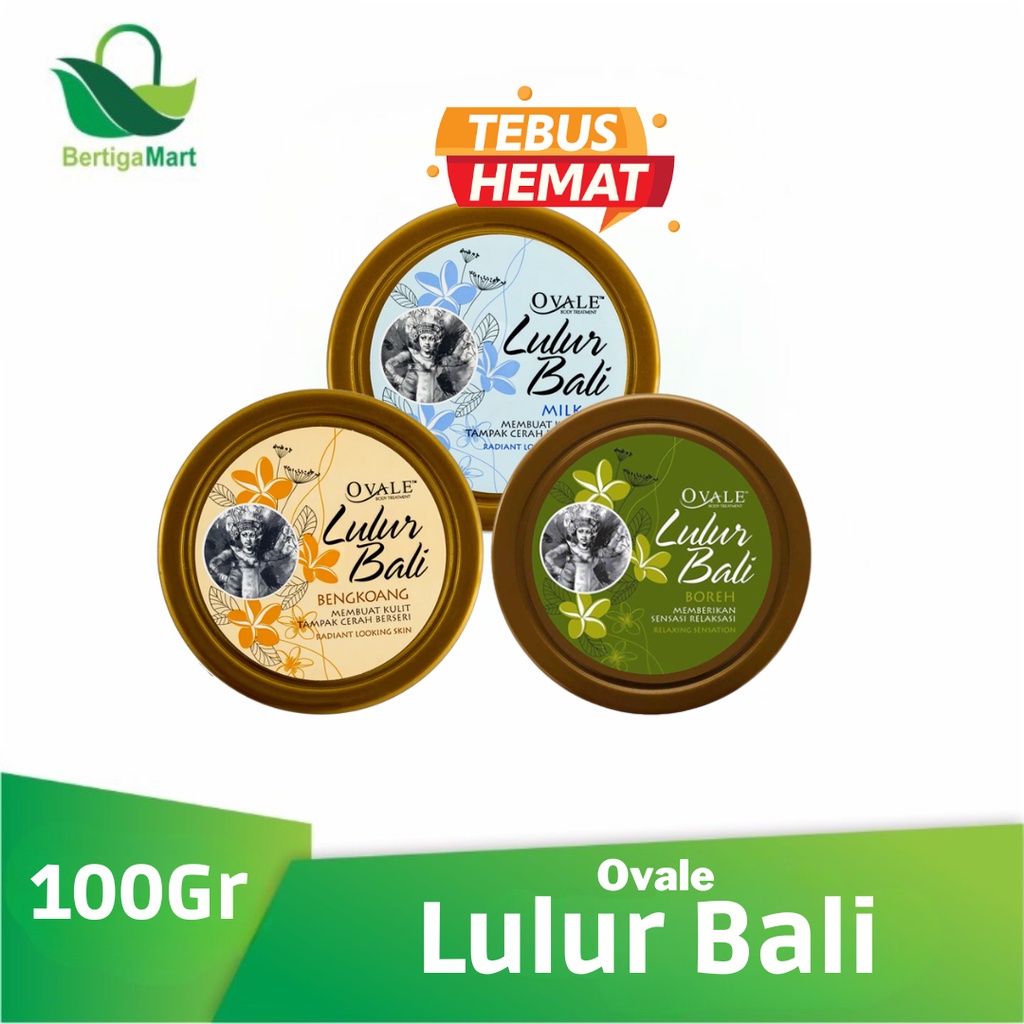 Jual Ovale Lulur Bali Milk Boreh Bengkoang 100g | Shopee Indonesia
