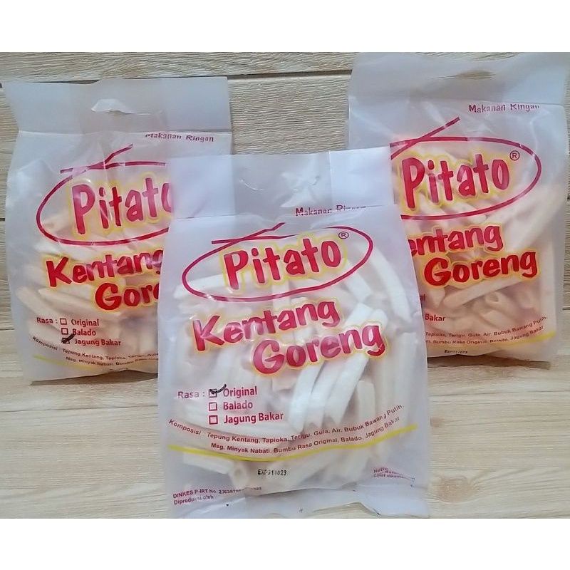Jual PITATO KENTANG GORENG 250 GRAM | Shopee Indonesia