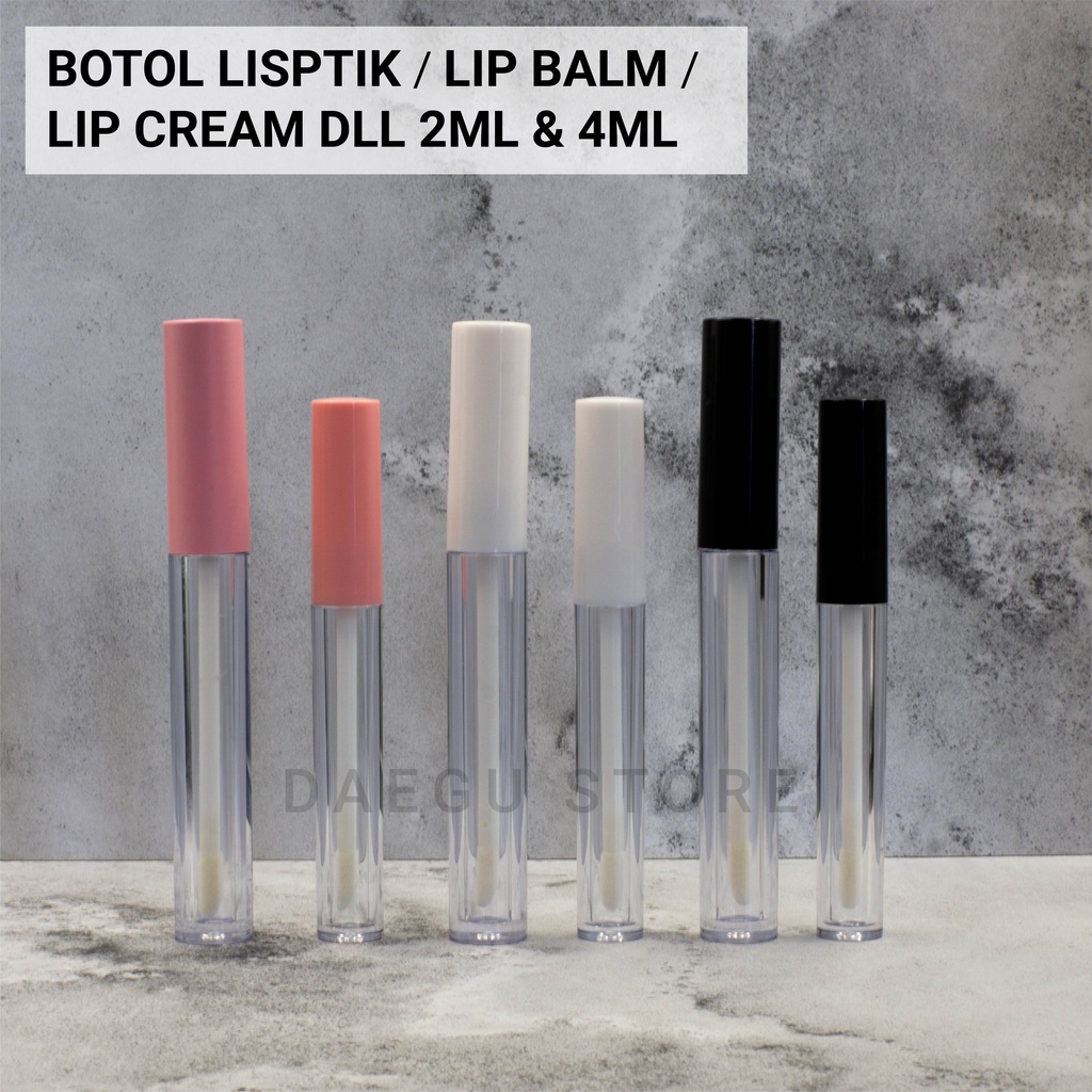 Jual Botol Lipstik / Lip Gloss / Lip Tint / Lip Cream / Lip Balm + PLUG ...