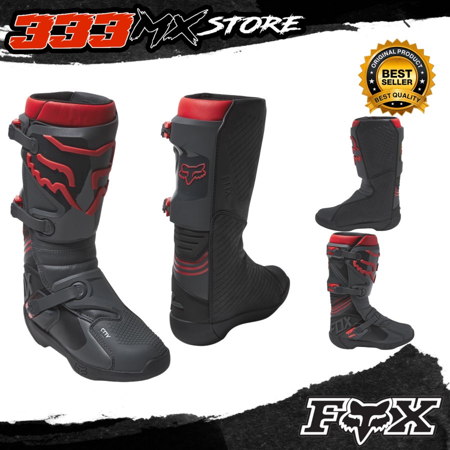 Jual BOOTS FOX COMP BLACK RED SEPATU FOX COMP BOOT BLACK RED ORIGINAL ...