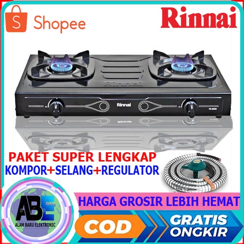 Jual Rinnai RI-202 S Kompor Gas Portable 2 Tungku Sun Burner RI-202S ...