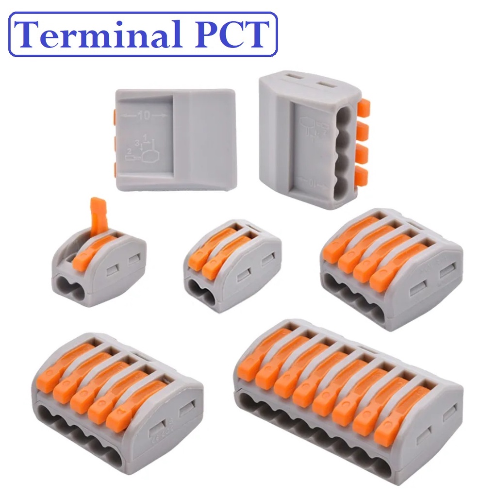 Jual Terminal Block Penyambung Konektor Kabel Listrik 2 3 4 5 Pin ...