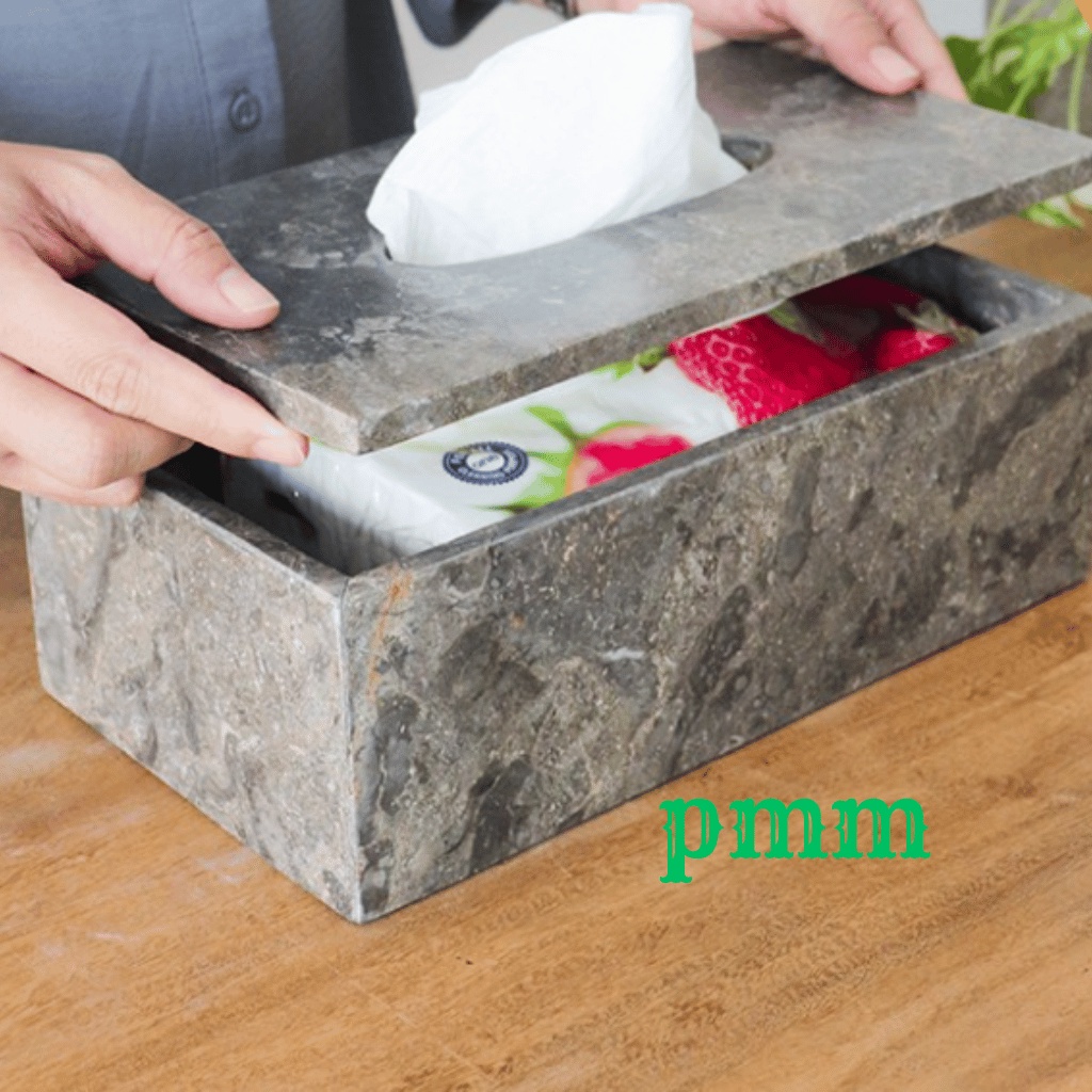 Jual Marble tissue box/tempat tisu marmer besar | Shopee Indonesia