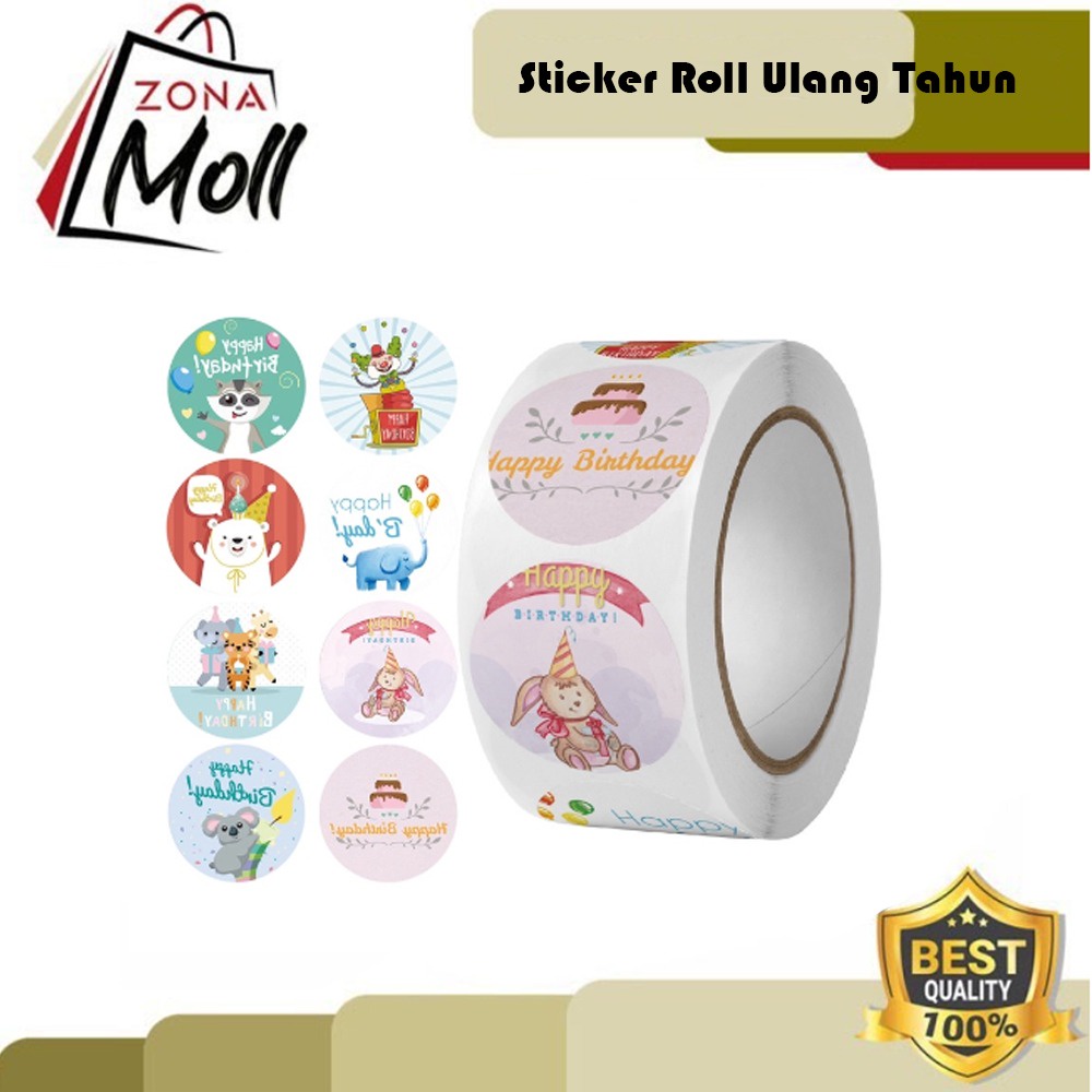 Jual Label stiker kartun lucu /stiker hadiah bulat inspirasional anak ...