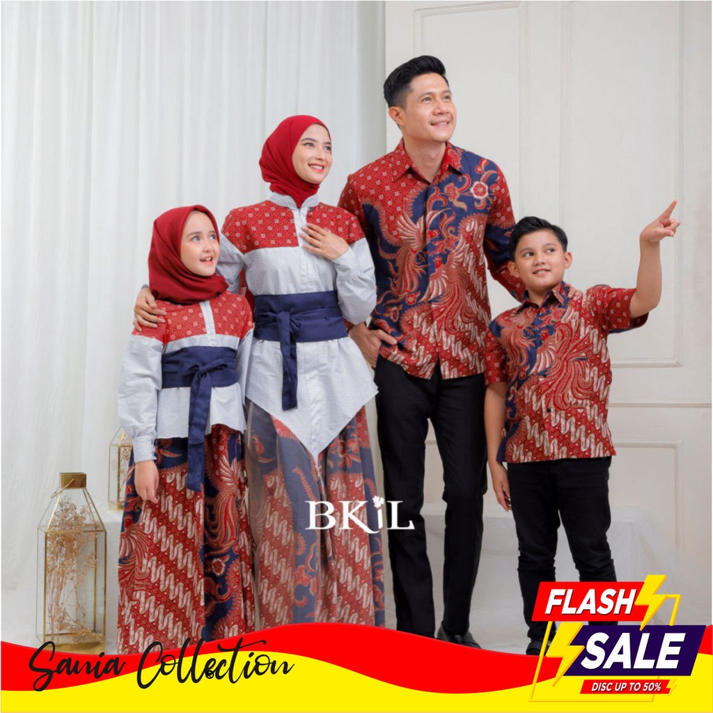 Jual Baju Couple Pasangan keluarga Terbaru 2024 Batik Gamis Kebaya Kapel Keluarga Suami Istri ...