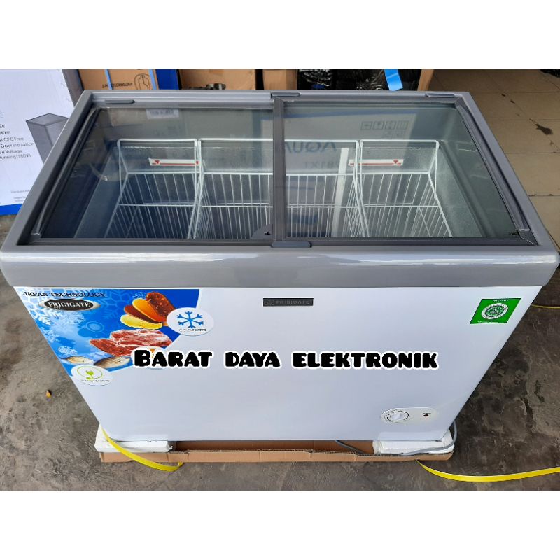 Jual freezer Chest Frigigate Es Krim Freezer Sliding 200 liter CRF 210 ...