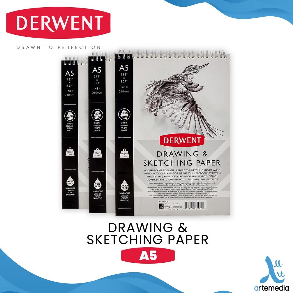 Jual Buku Sketsa Derwent A5 Sketch Pad Wire Bound Drawing Sketching Paper | Shopee Indonesia