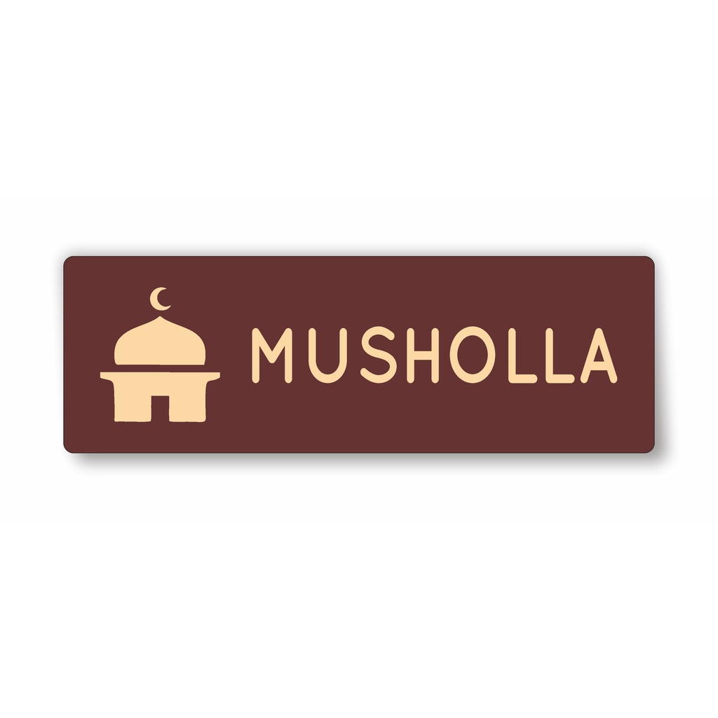 Jual sign mushola papan petunjuk mushola | Shopee Indonesia