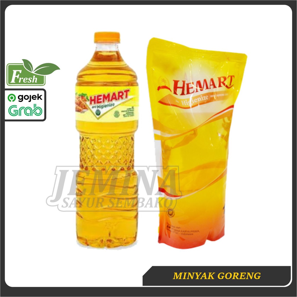 Jual HEMART Minyak Goreng 900ml - Jemina | Shopee Indonesia