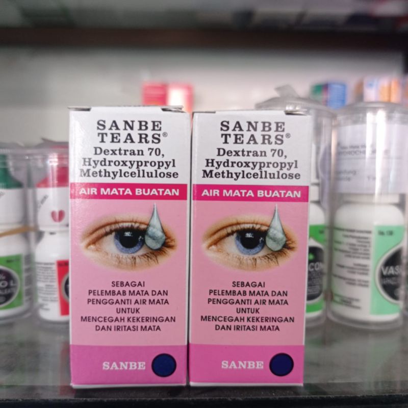 Jual SANBE TEARS TETES MATA 8 ML ll AIR MATA BUATAN | Shopee Indonesia