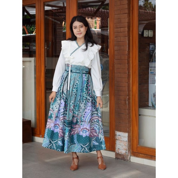 Jual Raya series, hanbok batik tosca | Shopee Indonesia