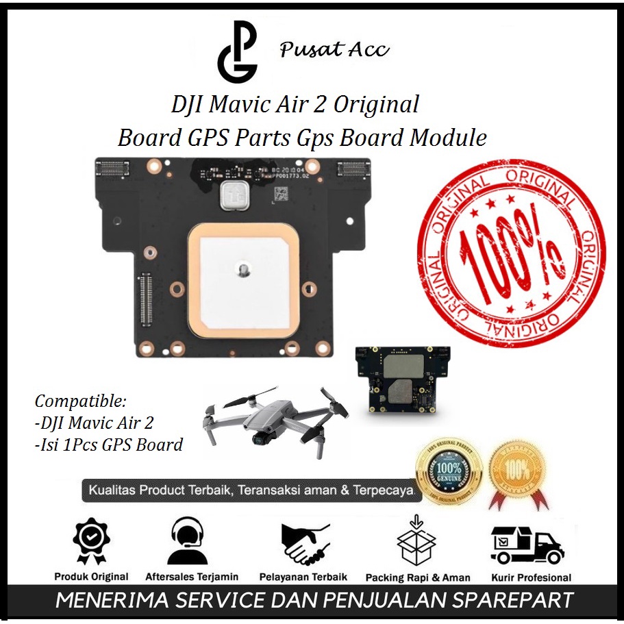 Jual DJI Mavic Air 2 GPS Board Module Original for Mavic Air 2 Gps ...