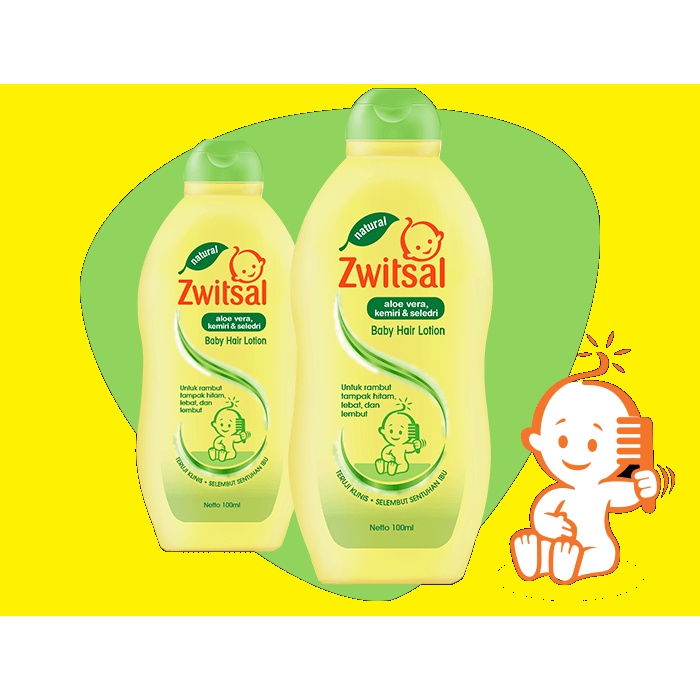 Jual zwitsal hair lotion minyak rambut bayi 200ml | Shopee Indonesia