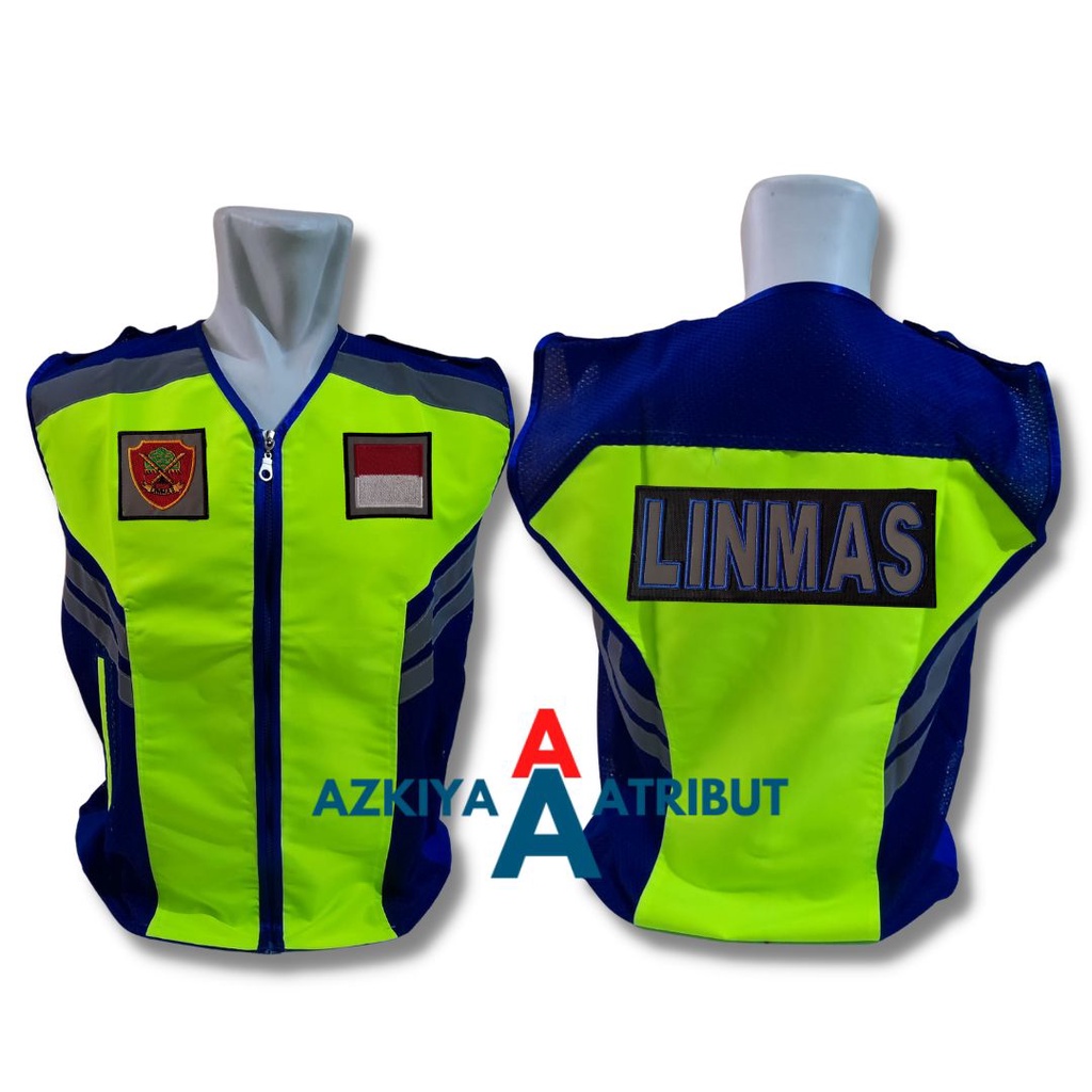 Jual Rompi Linmas Bahan Tatslan Waterproof | Rompi Kerja | Shopee Indonesia