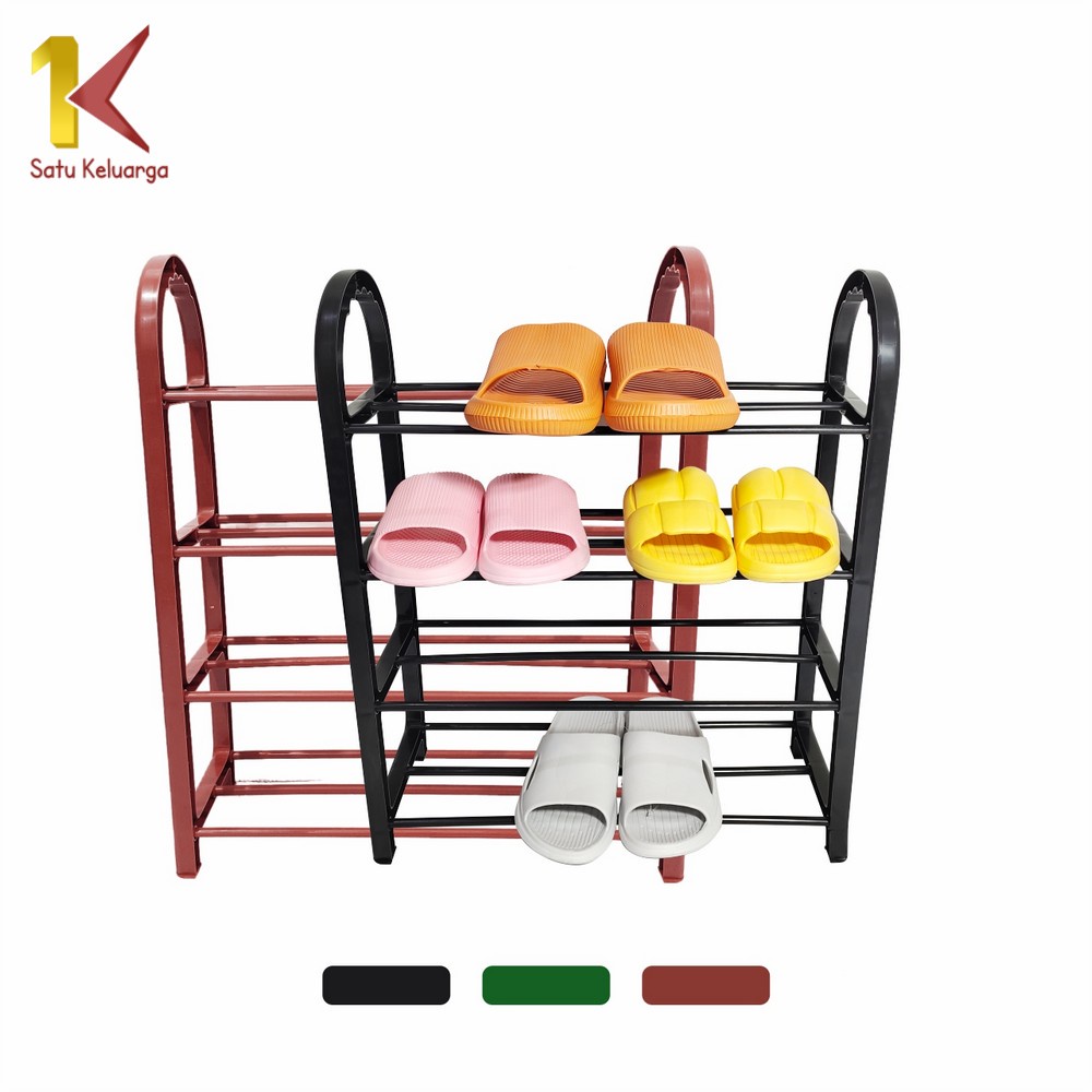 Jual Satu Keluarga Rak Sepatu Sandal 4 Tingkat C807 Home Organizer Shoe ...