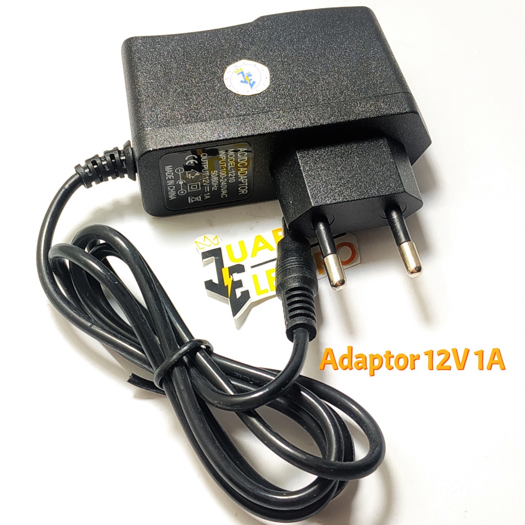 Jual Adaptor 12V 1A | 1 JACK AC/DC Adaptor Model 1210 Pengubah Arus AC ...