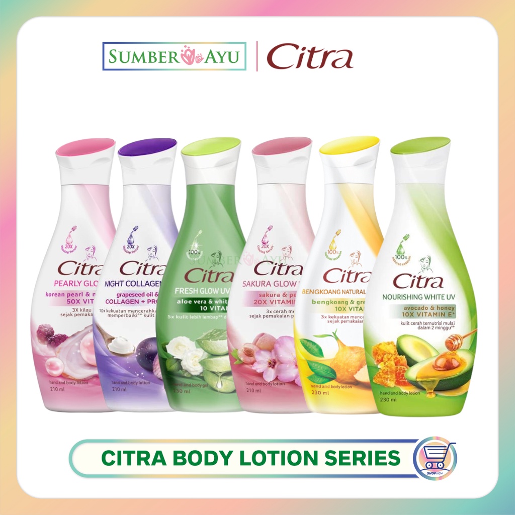 Jual CITRA BODY LOTION SERIES | Shopee Indonesia