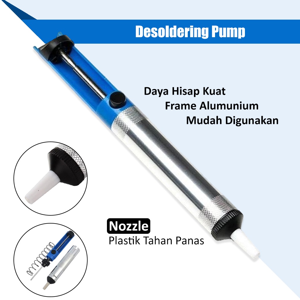 Jual Penyedot Timah Solder / Sedotan Timah / Disoldering Pump / Sedot ...