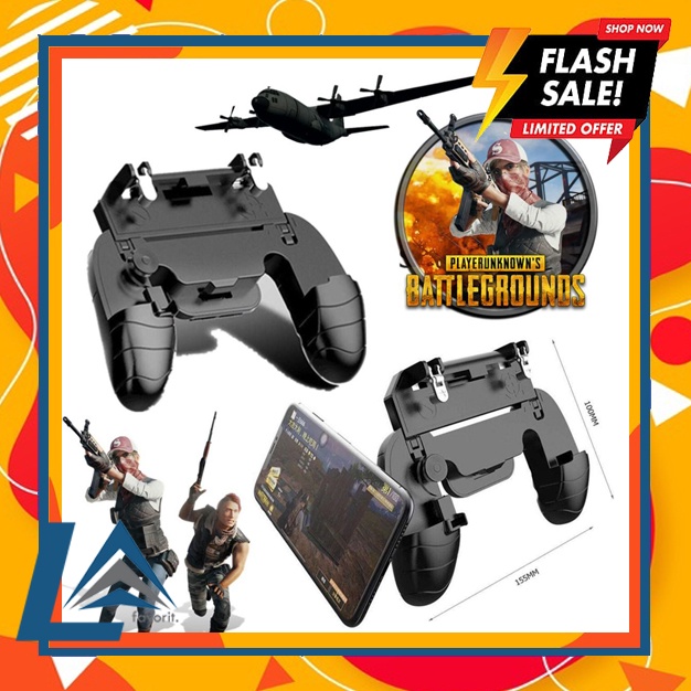 Jual Gamepad W10 / K11 PUBG Mobile Controller Joystick Trigger R1 L1 - Gamepad / Joy Stick ...