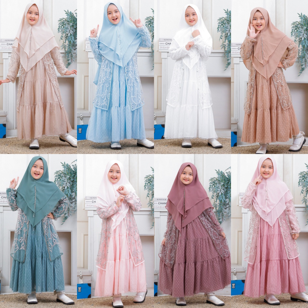 Jual ORIGINAL Gamis Syar'i Anak DILARA Kids Syari by Hawwaaiwa Kids ...