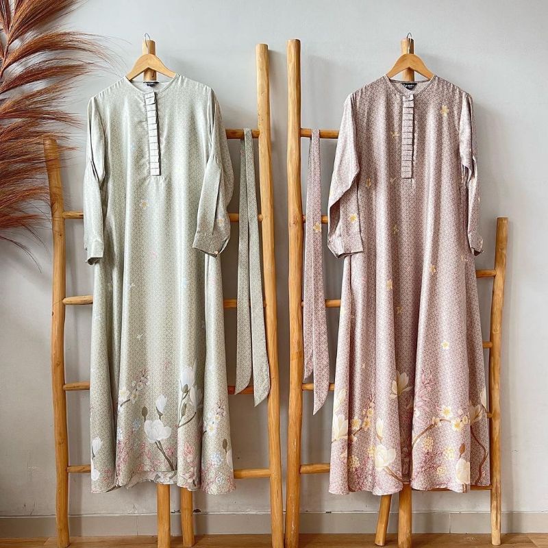 Jual Kain Gamis Seragam Lebaran Bahan Premium Silk Motif Salina Mirip ...