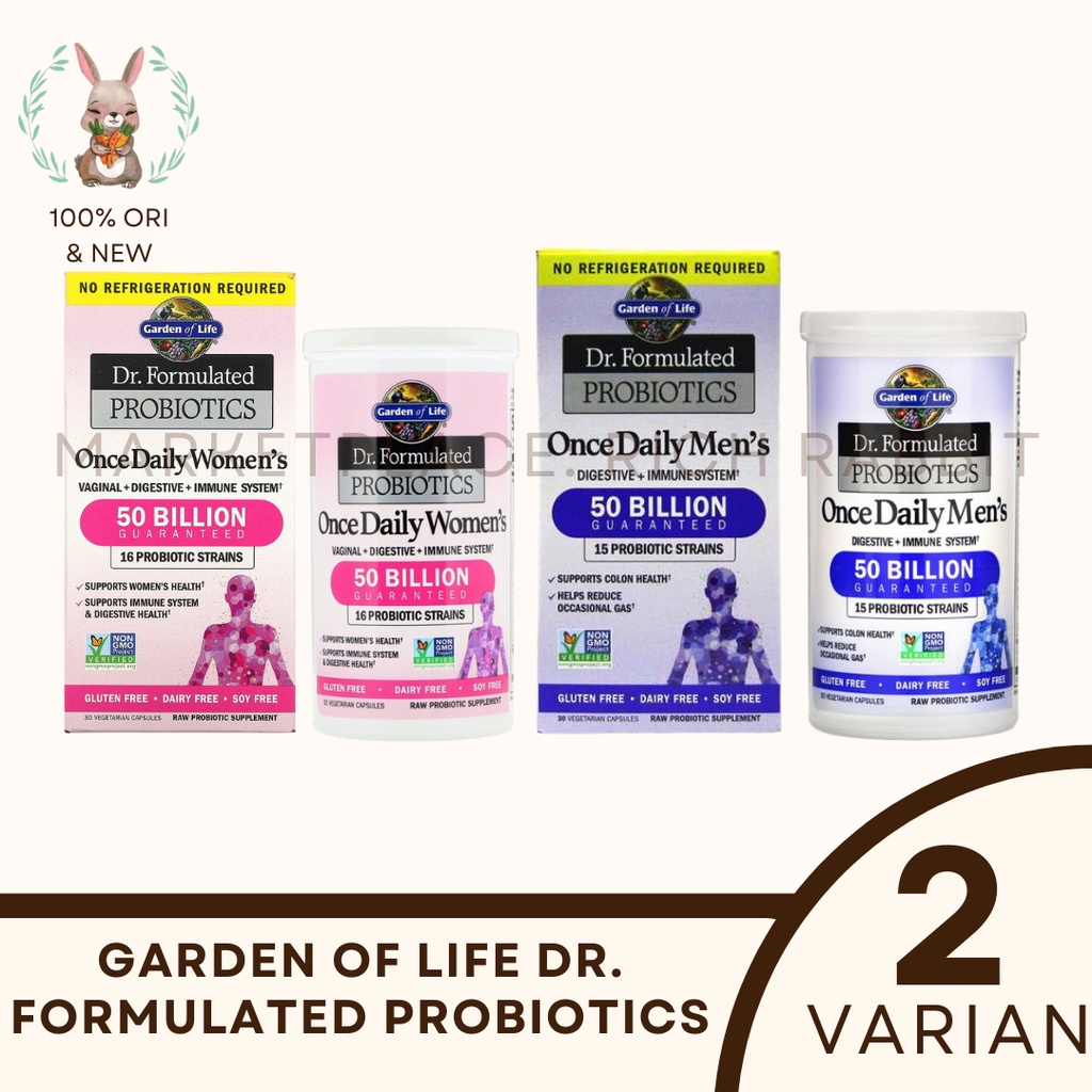 Jual GARDEN OF LIFE Dr Formulated Probiotics Once Daily Men Women 30 ...