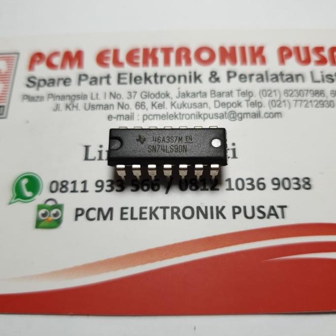 Jual IC 7490 SN 74LS90N DM74LS90N pcmelektr812 dijamin | Shopee Indonesia