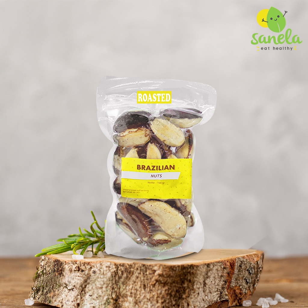 Jual Brazil Nuts Roasted 100 gram | Shopee Indonesia