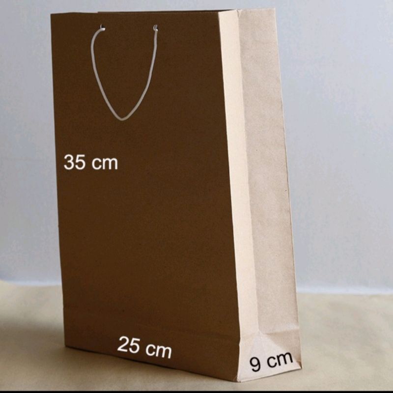 Jual paper bag coklat ukuran Folio (isi 12pcs) | Shopee Indonesia