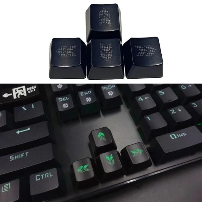 Jual Keycap Keycaps Backlit PlayStation PBT Profile OEM Dye Sublimation ...