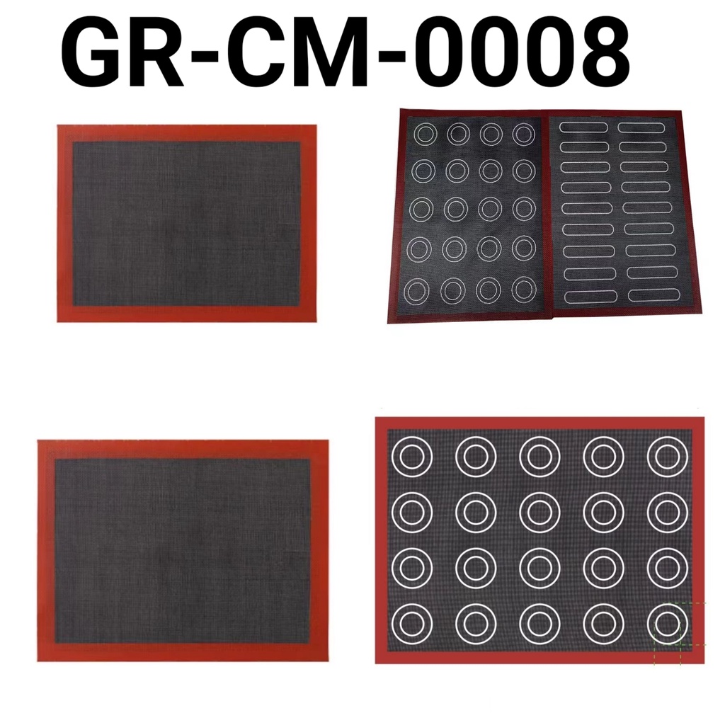 Jual GR-CM-0008 Alas Silikon Silicone Mat Loyang Macaron puff pastry ...